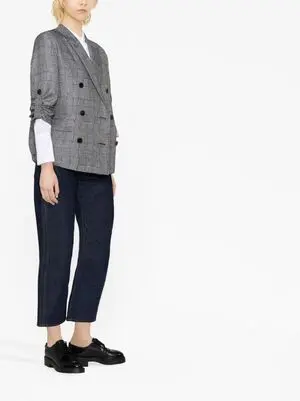 Kenzo Wavy Check' Oversized Blazer