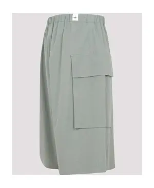 JIL SANDER Cargo Cotton Shorts