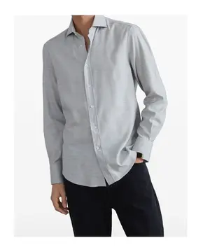 Brunello Cucinelli Plain Long-sleeved Buttoned Shirt