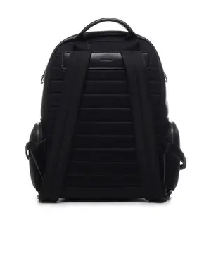 Dolce & Gabbana Dolce Gabbana Logo Plaque Zipped Backpack