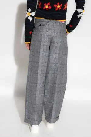 Kenzo Wavy Check' Suit Trousers