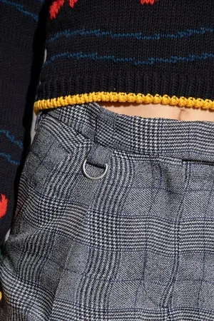 Kenzo Wavy Check' Suit Trousers