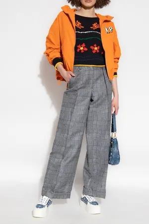 Kenzo Wavy Check' Suit Trousers
