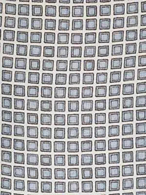 Brunello Cucinelli Geometric-pattern Printed Scarf - Blue/white