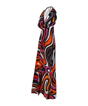 Emilio Pucci Abstract-print Cotton Dress