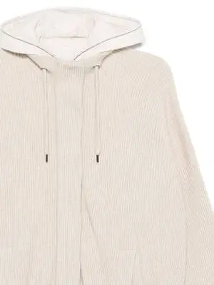 Brunello Cucinelli Hooded Knitted Jacket