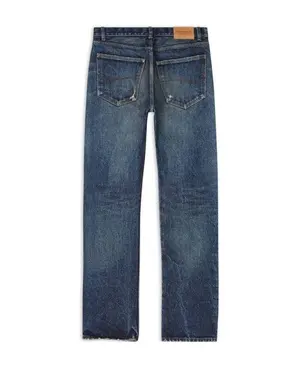 Balenciaga Faded Wide-leg Jeans