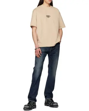 Balenciaga Faded Wide-leg Jeans
