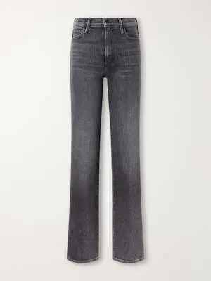 MOTHER The Kick It High-rise Straight-leg Stretch Jeans