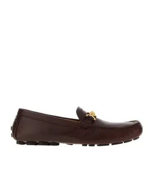 Versace Medusa Biggie Driving Loafers - Dark Brown