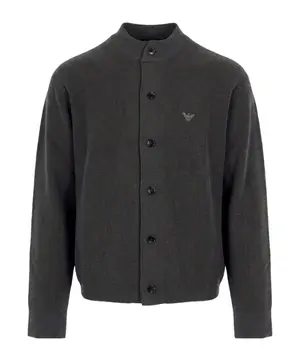 Emporio Armani Long-sleeve Cardigan - Grey