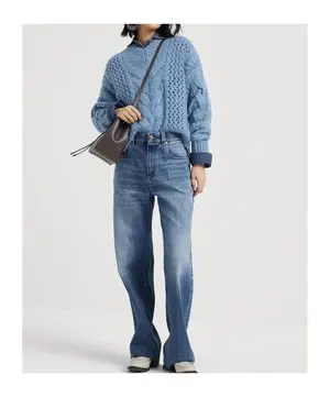 Brunello Cucinelli V-neck Knitted Sweater