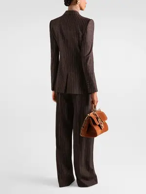 Dolce & Gabbana Pinstripe Wool Trousers