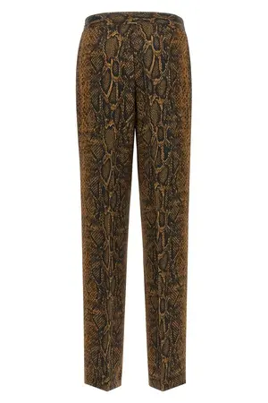 TWINSET Wide-leg Animal Print Pants - No
