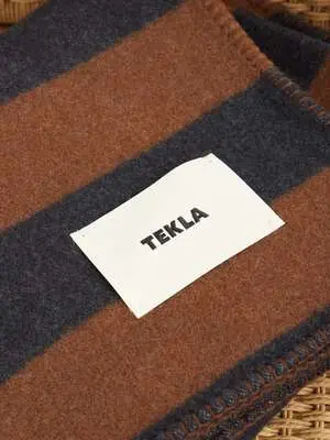 TEKLA Striped Wool Throw