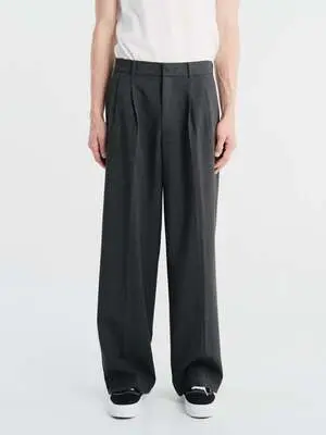 DUNST Double Pinch Wide-leg Pants