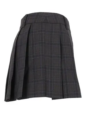 DUNST Pleated Midi Skirt