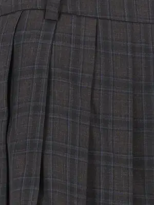 DUNST Pleated Midi Skirt