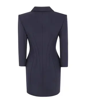 Elisabetta Franchi Double-breasted Coat Dress
