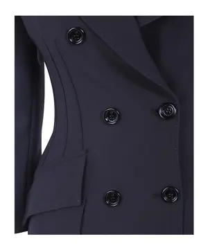 Elisabetta Franchi Double-breasted Coat Dress