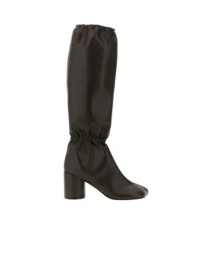 MAISON MARGIELA Anatomic Square Toe Knee-high Boots