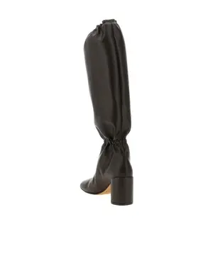 MAISON MARGIELA Anatomic Square Toe Knee-high Boots