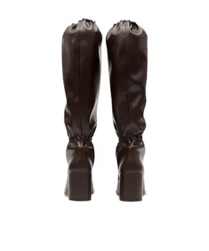 MAISON MARGIELA Anatomic Square Toe Knee-high Boots