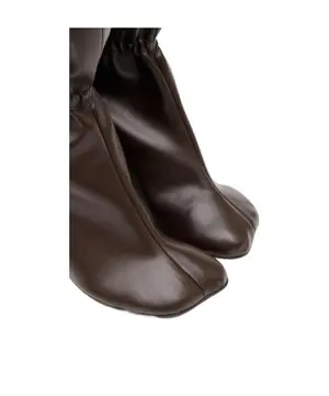 MAISON MARGIELA Anatomic Square Toe Knee-high Boots