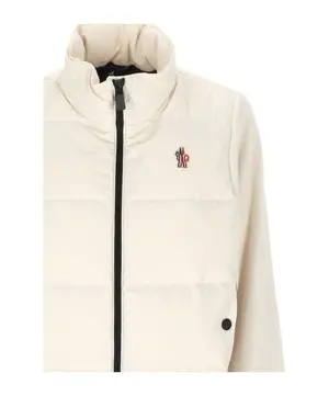 Moncler Polartec Padded Zip-up Cardigan - Beige