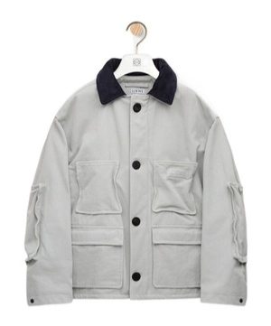 Loewe Jacket In Cotton - Gray