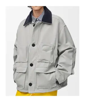Loewe Jacket In Cotton - Gray
