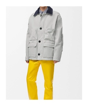 Loewe Jacket In Cotton - Gray