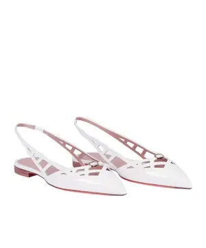 Santoni Stella Cut-out Slingback Pumps