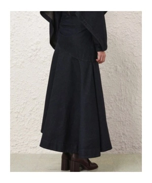 Zimmermann Draped Denim Maxi Skirt