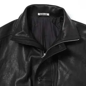 Auralee Textured Leather Blouson