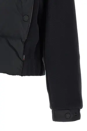 Moncler Panelled Quilted Puffer Jacket - Black