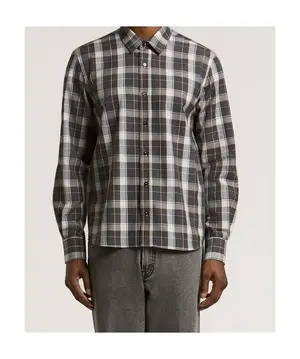 Peserico Long-sleeved Plaid Shirt