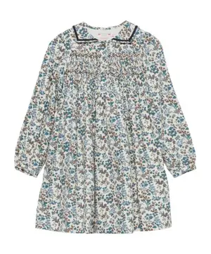 Bonpoint Floral-print Smocked Dress - No