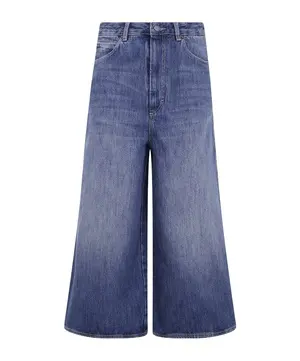 Soeur Joyce Wide-leg Denim Shorts - Blue