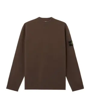 Stone Island Regular-fit Mock Neck Jumper With Rolled Edges