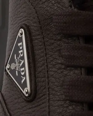 Prada Triangle-logo Lace-up Sneakers