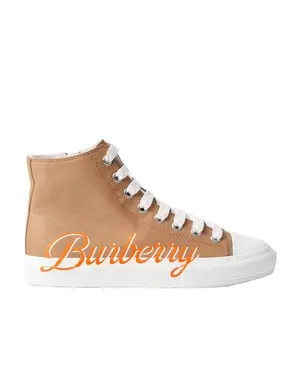 Burberry Logo High-top Sneakers