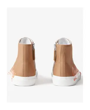 Burberry Logo High-top Sneakers