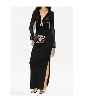 Christopher Esber Cut-out Long-sleeve Dress