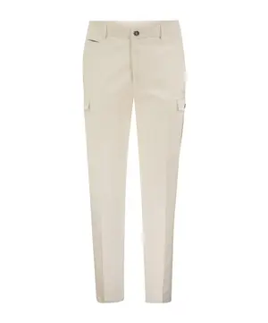 Peserico Casual Trousers With Belt Loops - Nude