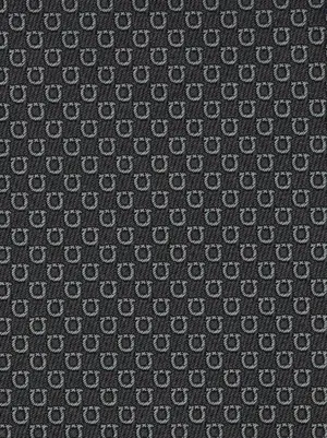 FERRAGAMO Gancini Micro Jacquard Silk Tie