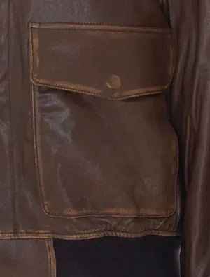 DUNST Oversized Shearling Collar Jacket