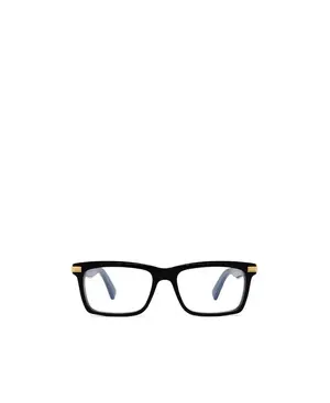 Cartier Rectangle Frame Glasses - Black