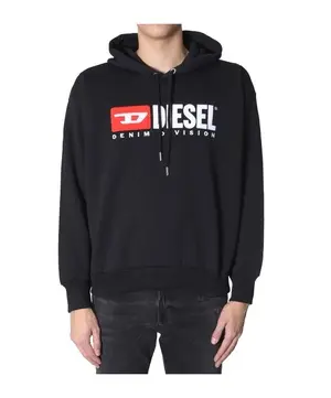 DIESEL® Felpa Hoody - Black