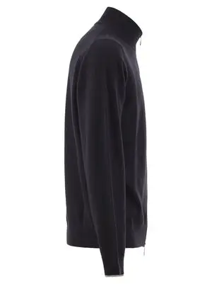 Peserico Zip-up Stand Collar Cardigan - No